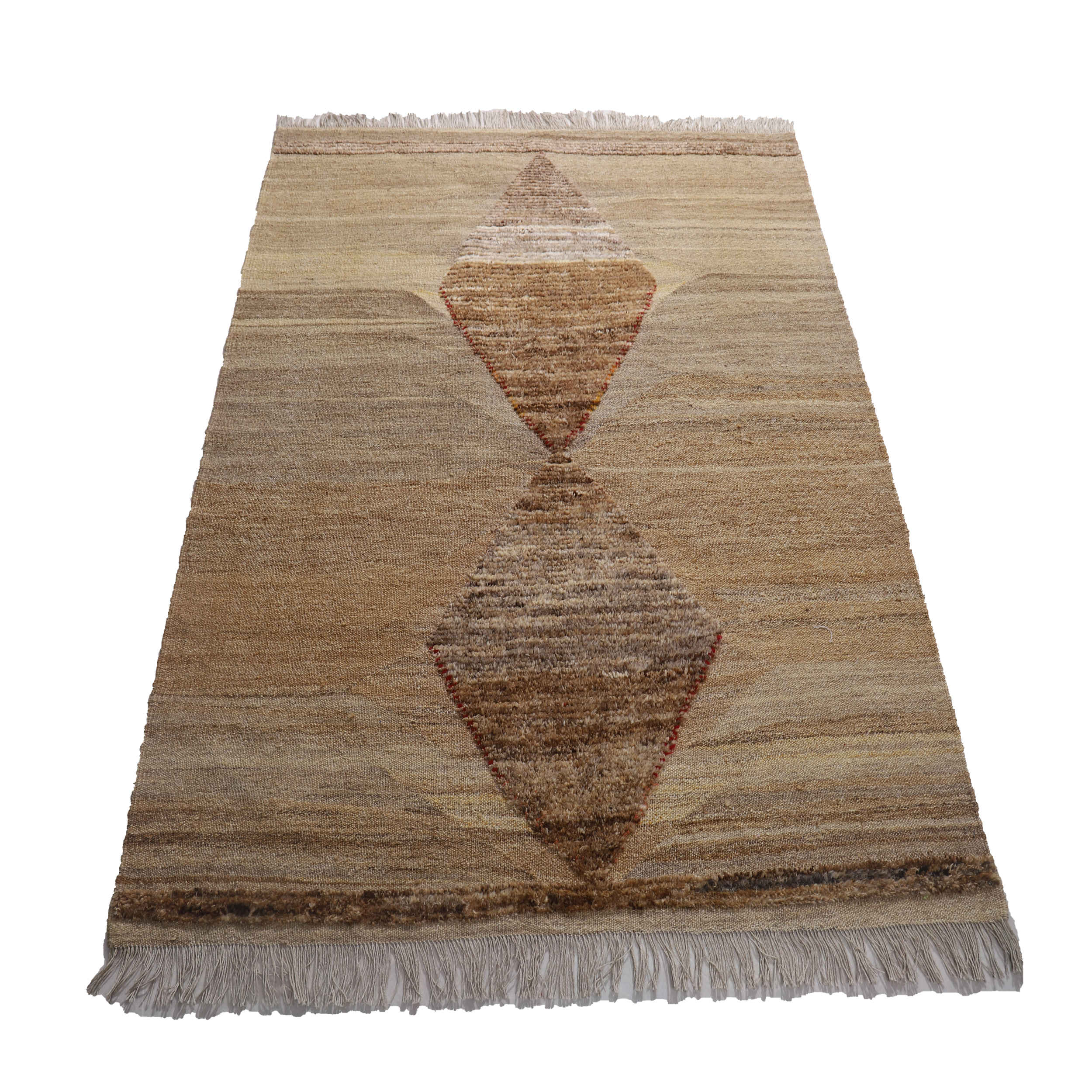 Authentic Persian Wool Kilim Rug Handwoven in Isfahan Geometric ...