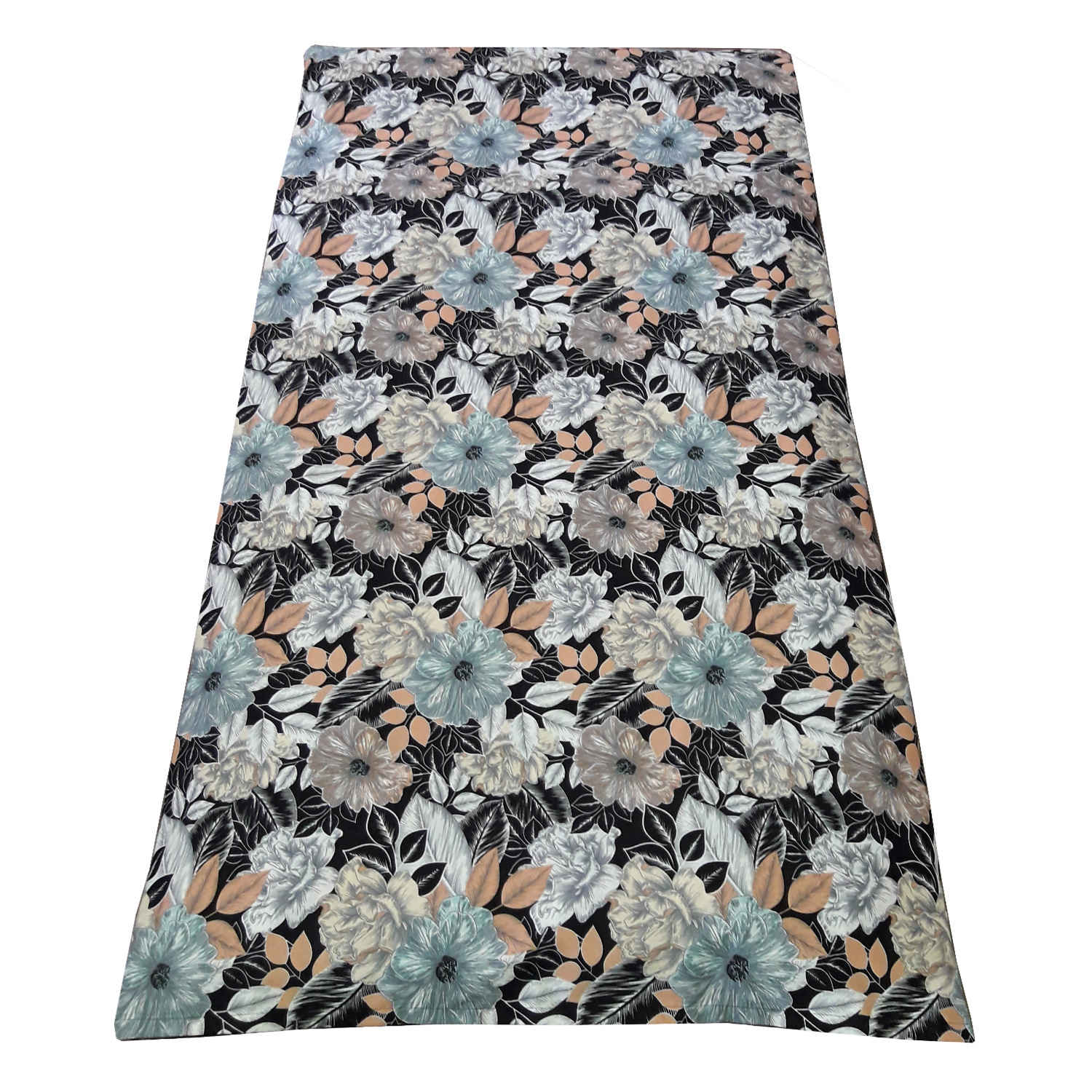 Cotton & Polyester Mattress Cover – Fitted, Breathable, Floral Design ...