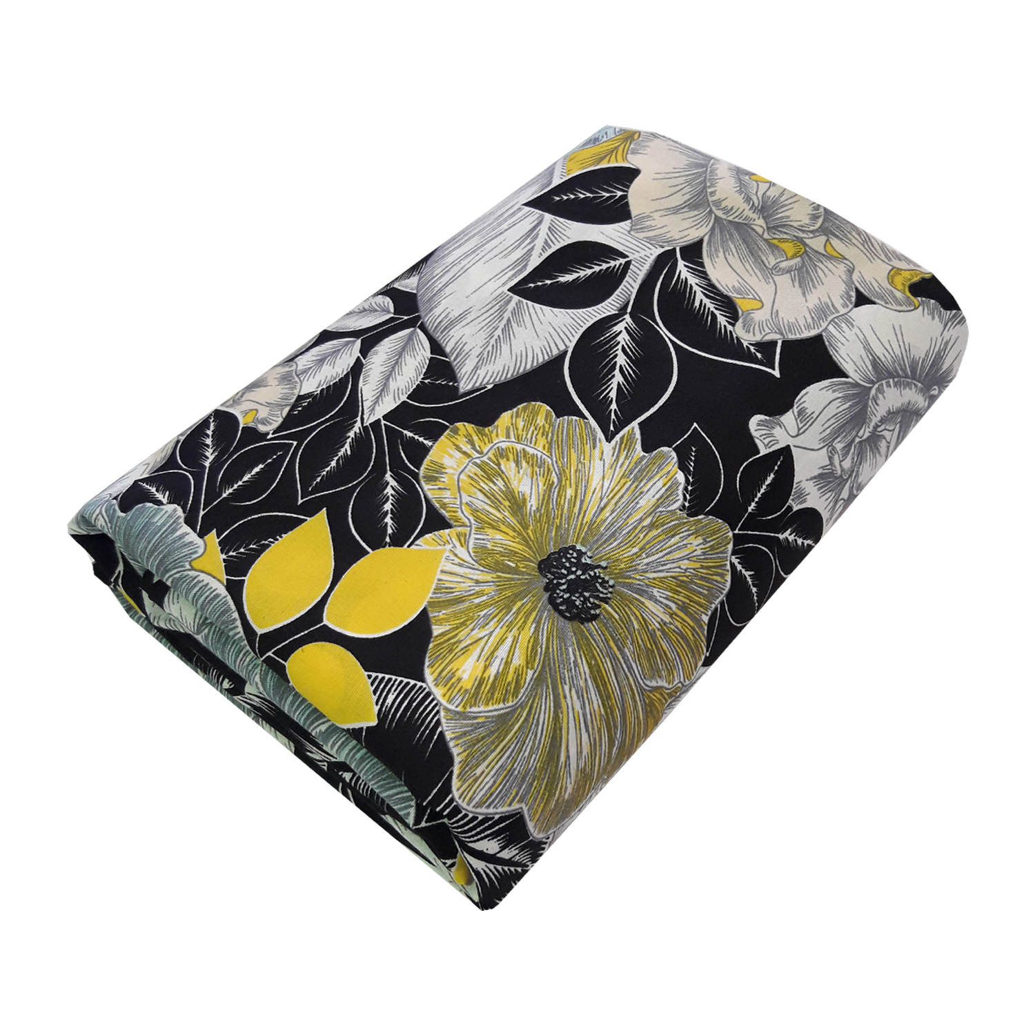 Cotton & Polyester Mattress Cover – Fitted, Breathable, Floral Design ...