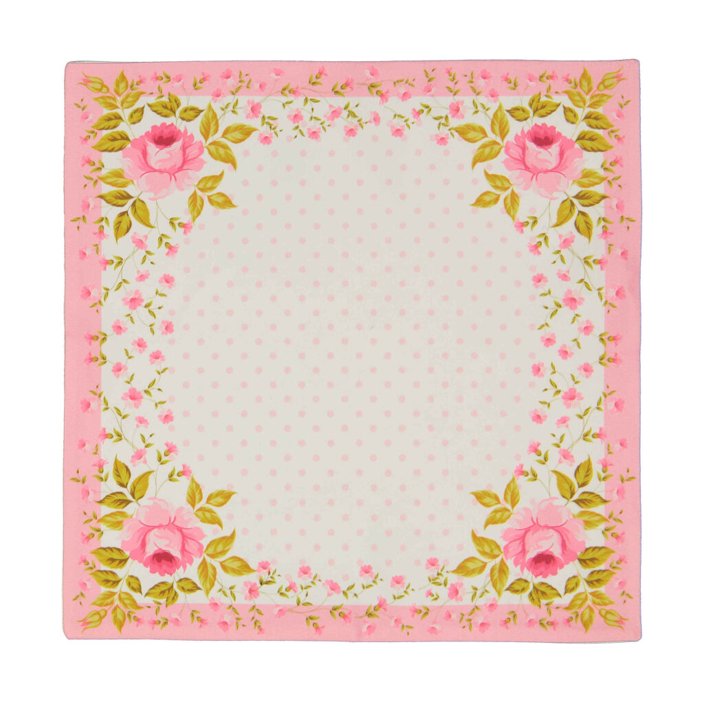Islamic Prayer Mat Velvet Sajadah Floral Pink - ShopiPersia