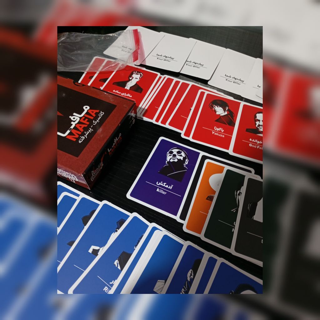 Mafia Playing Card Game Classic & Advanced Scenario (Farsi) - ShopiPersia