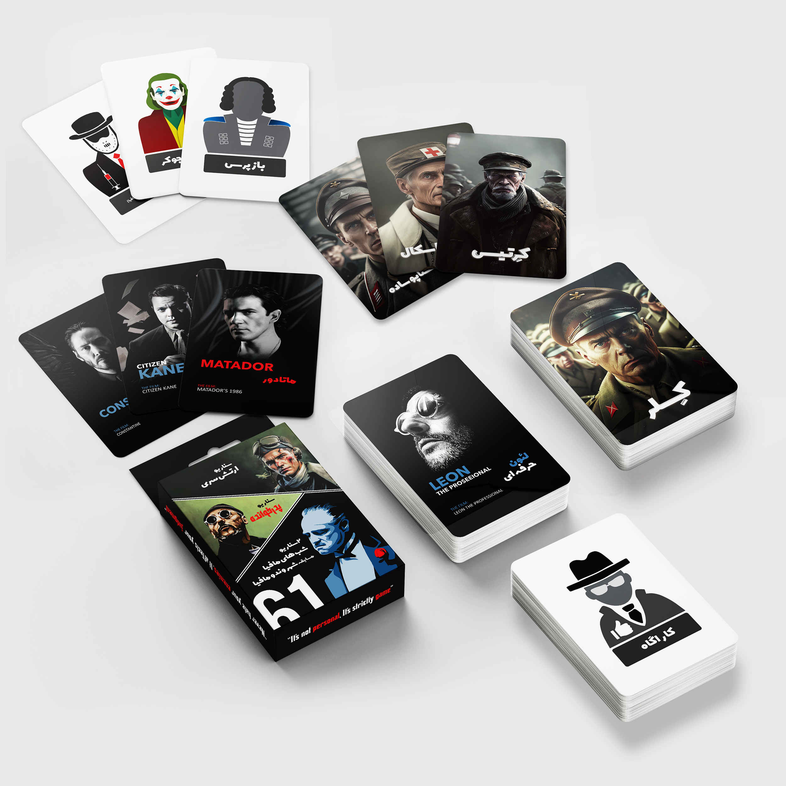 Mafia Playing Card Game with 4 Scenarios (Farsi) - ShopiPersia