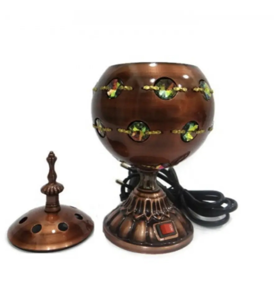 Electric Metal Bakhoor and Esfand Burner - ShopiPersia