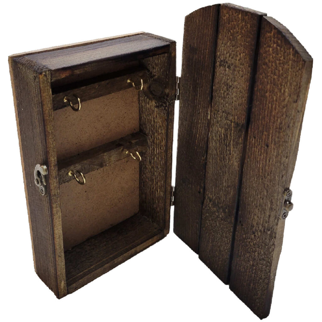 Wooden Wall Key Holder Old House Door Design - ShopiPersia