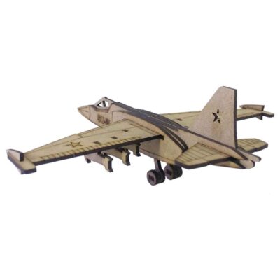30-Piece 3D Puzzle Wooden Model Kit Fighter Jet - ShopiPersia