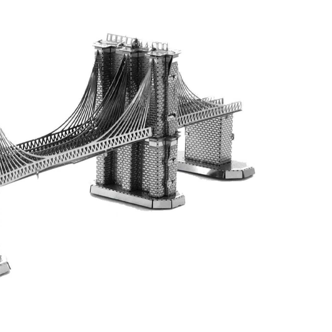 3D Metal Puzzle - Brooklyn Bridge Suitable for Kit & Adults - ShopiPersia