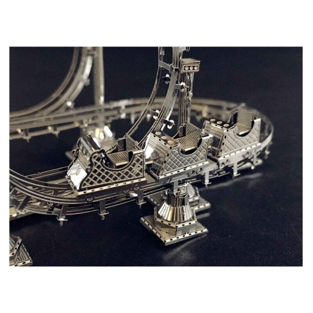 3D Metal Puzzle - Roller Coaster Model Kit - ShopiPersia