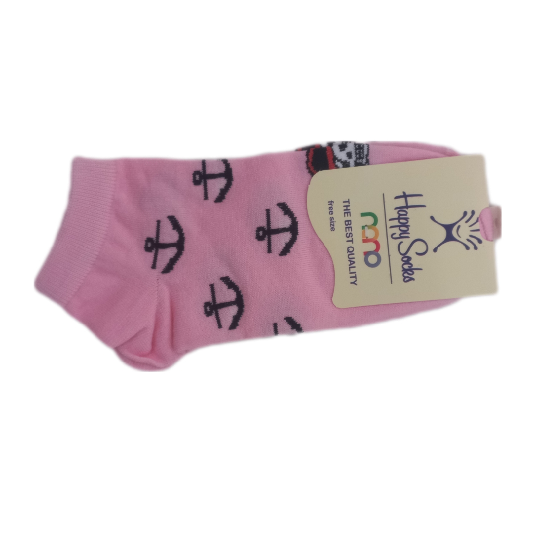 Cotton Socks for Women with Anchor Design - ShopiPersia