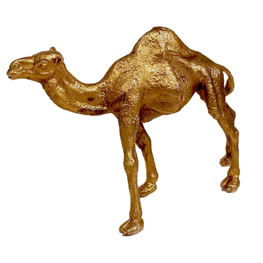 Decorative Brass Camel Figurine - Desert Wildlife Art - ShopiPersia