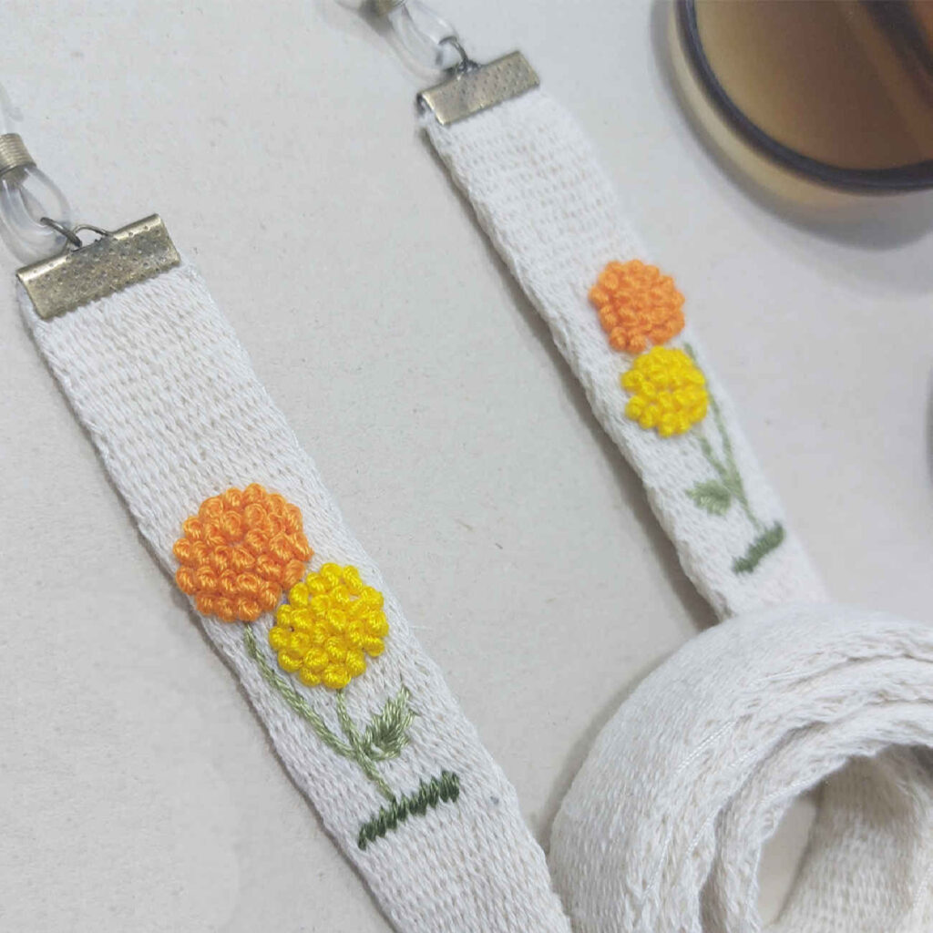 Eye Glasses String Holder Strap Durable Embroidery Design - ShopiPersia