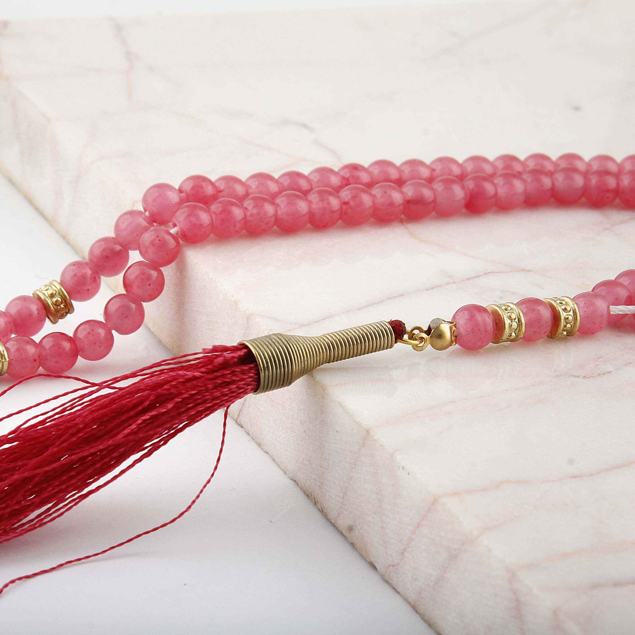 Islamic Rosary Crafted with Onyx 101 Prayer Beads Tasbih - ShopiPersia