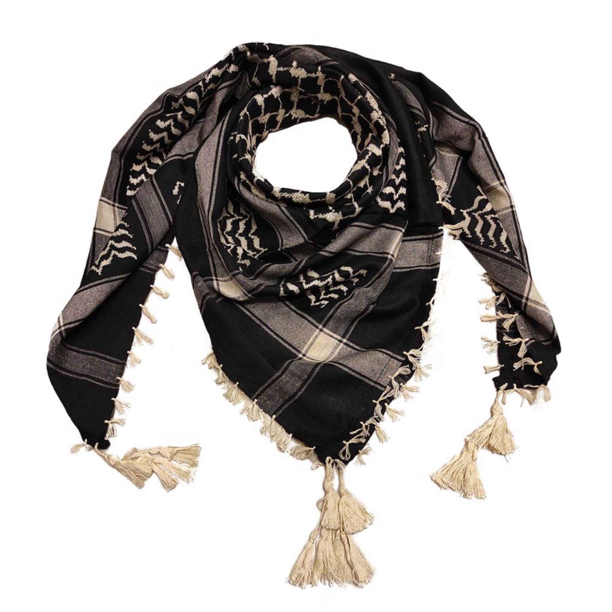 Cotton Keffiyeh Scarf – Antiperspirant and Allergy-Friendly Traditional ...