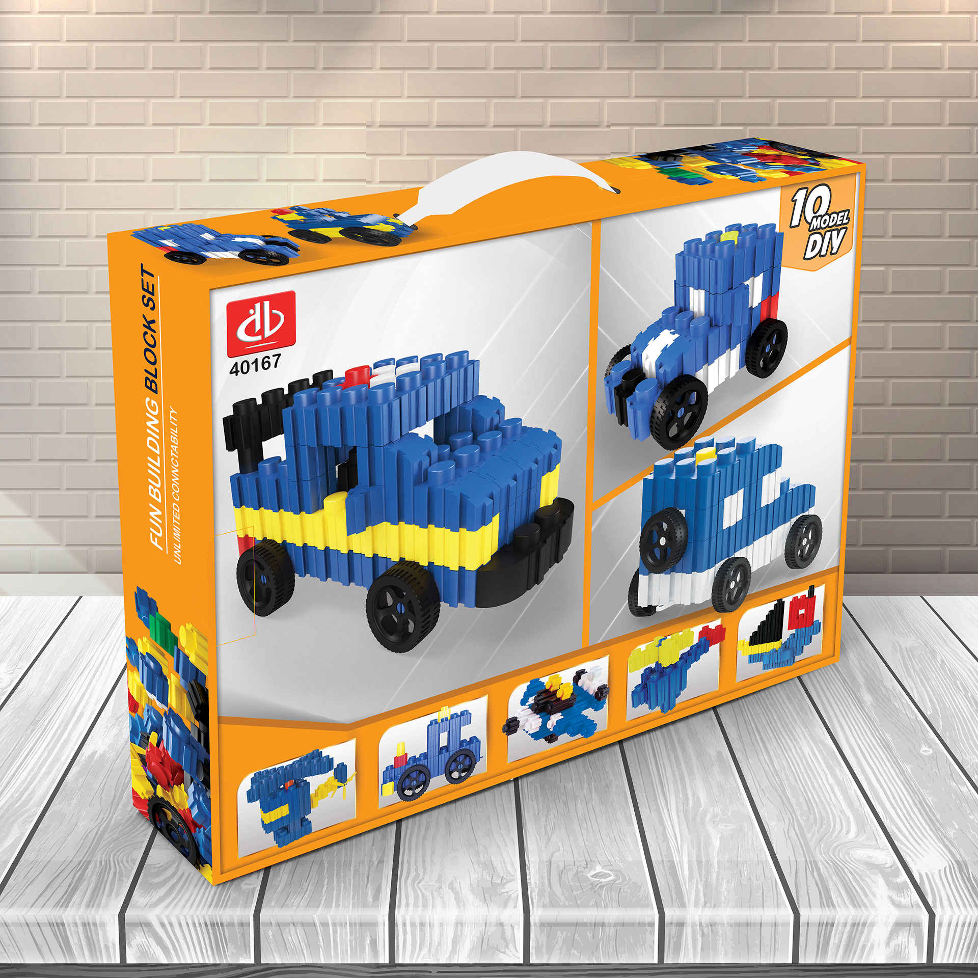 Creators: Mountain Car Building Blocks – DIY Set with 10 Models, 220 ...