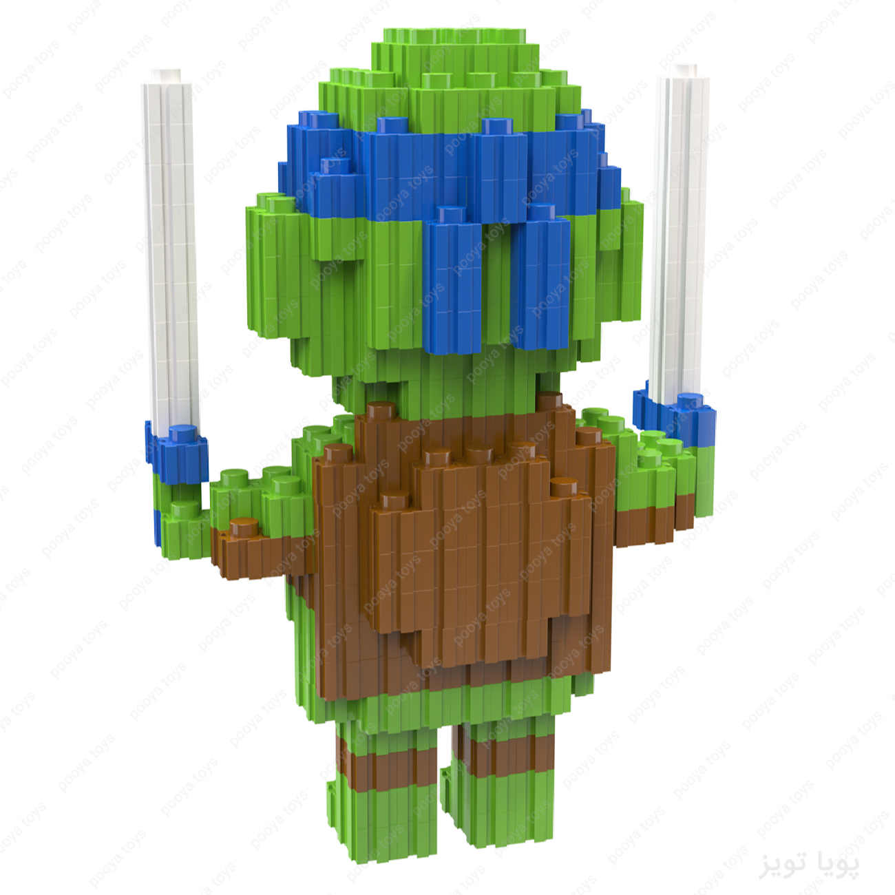 Intellectual Toys: Ninja Turtles TMNT Building Blocks – 455 Pieces for ...