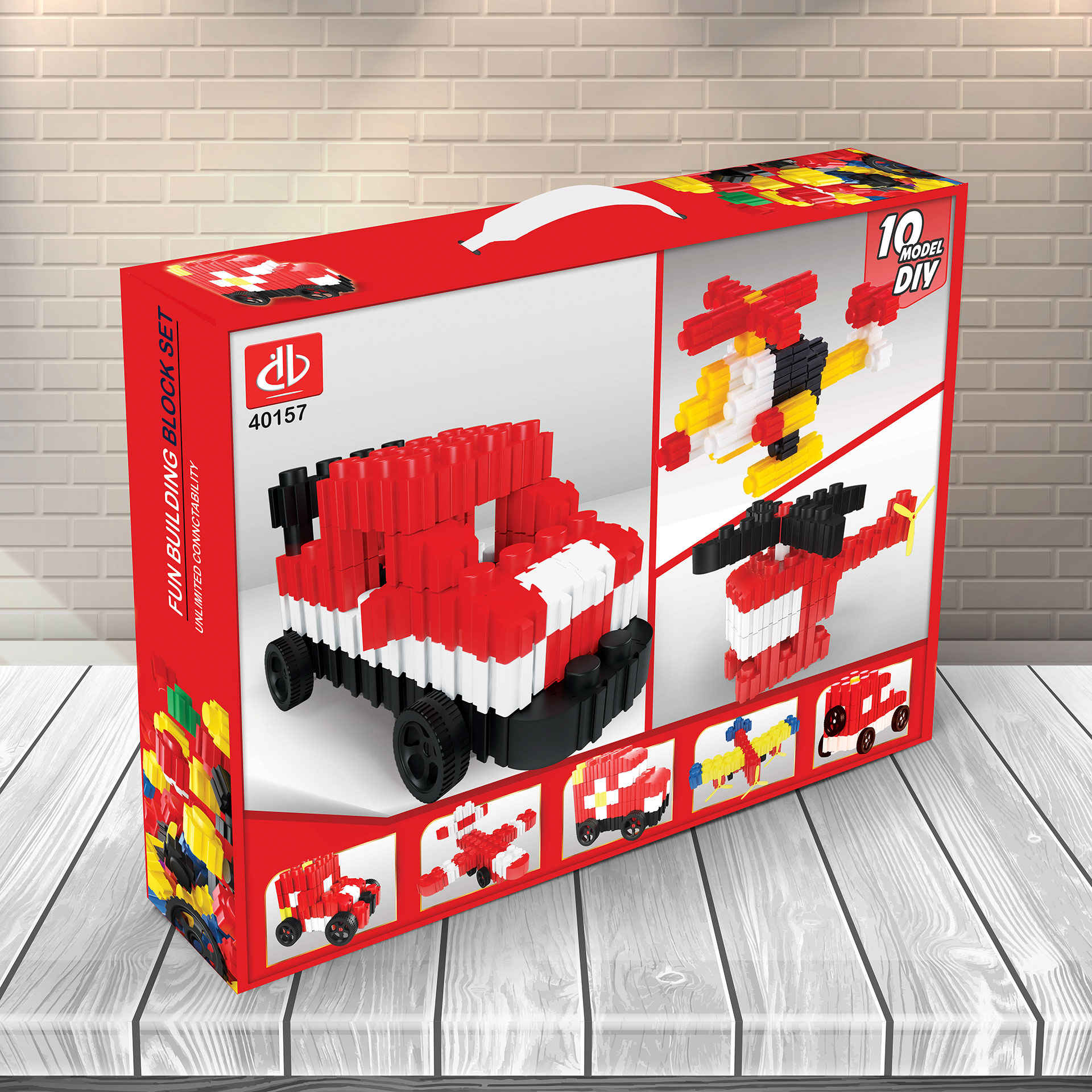 Creators: Rescue Vehicles Building Blocks – 10 Models, 220 Pieces for ...