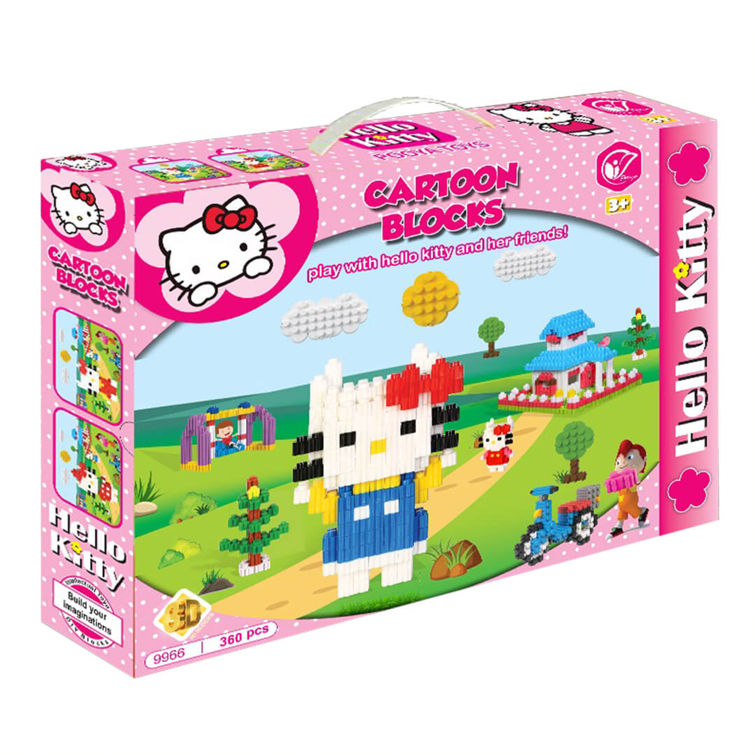 Hello Kitty & Friends Building Blocks – 360 Pieces for Ages 5 ...