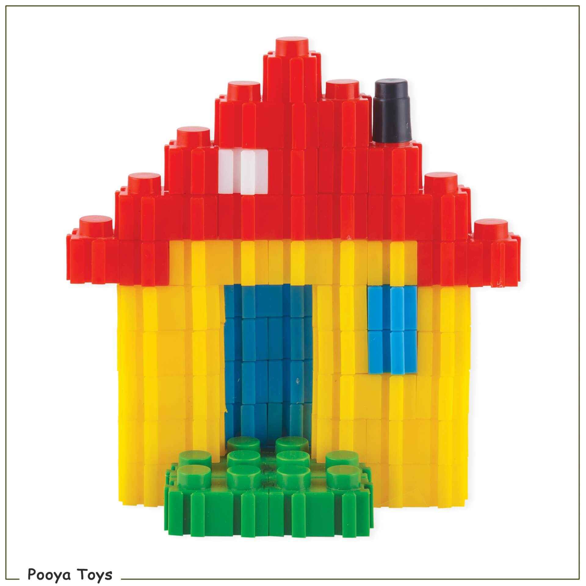 DIY Building Set: House Construction Blocks – 310 Pieces for Ages 3 ...