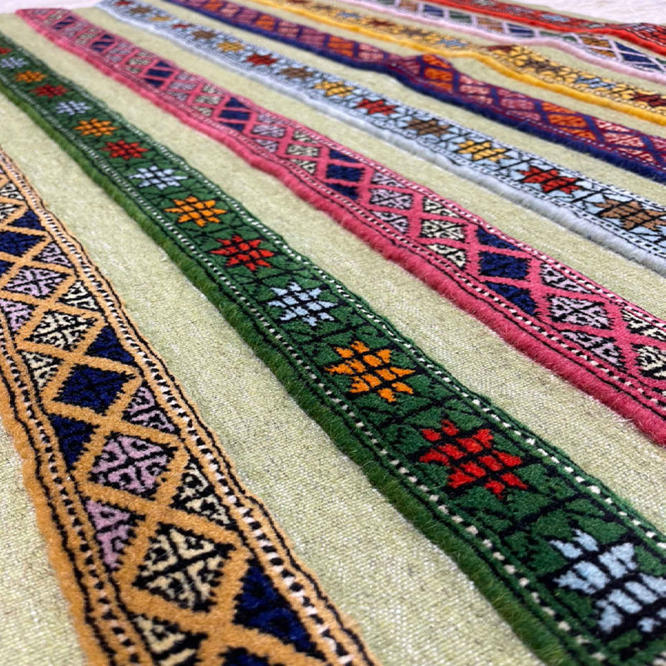 Original Persian Wool Kilim Rug Handwoven in Golestan Striped - ShopiPersia