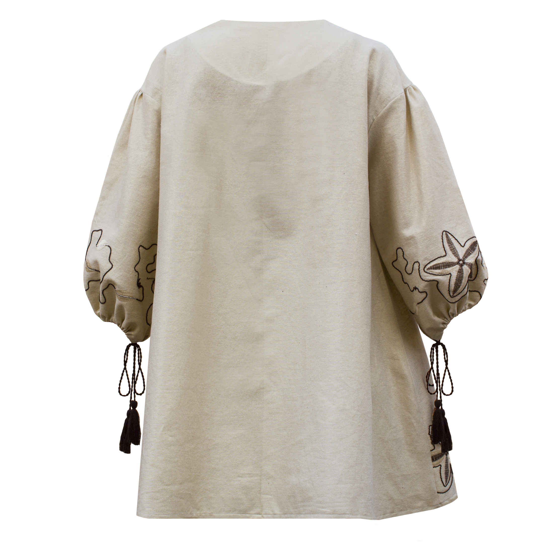 Persian Embroidered Manto with Floral Design for Women - ShopiPersia