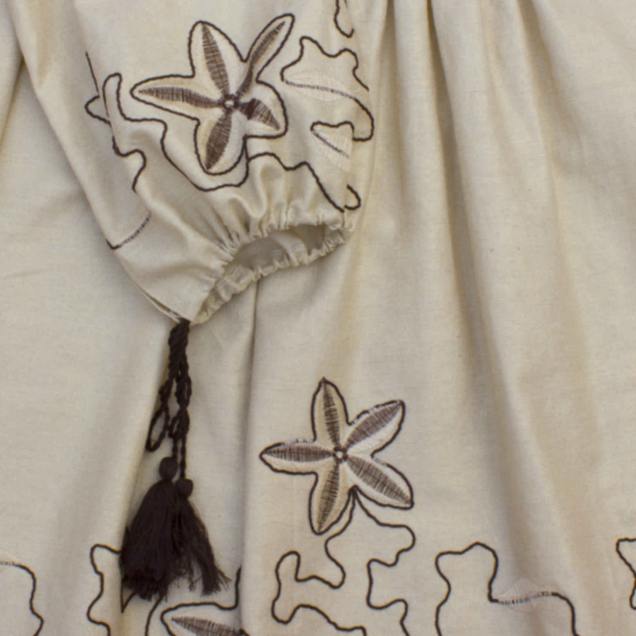 Persian Embroidered Manto with Floral Design for Women - ShopiPersia