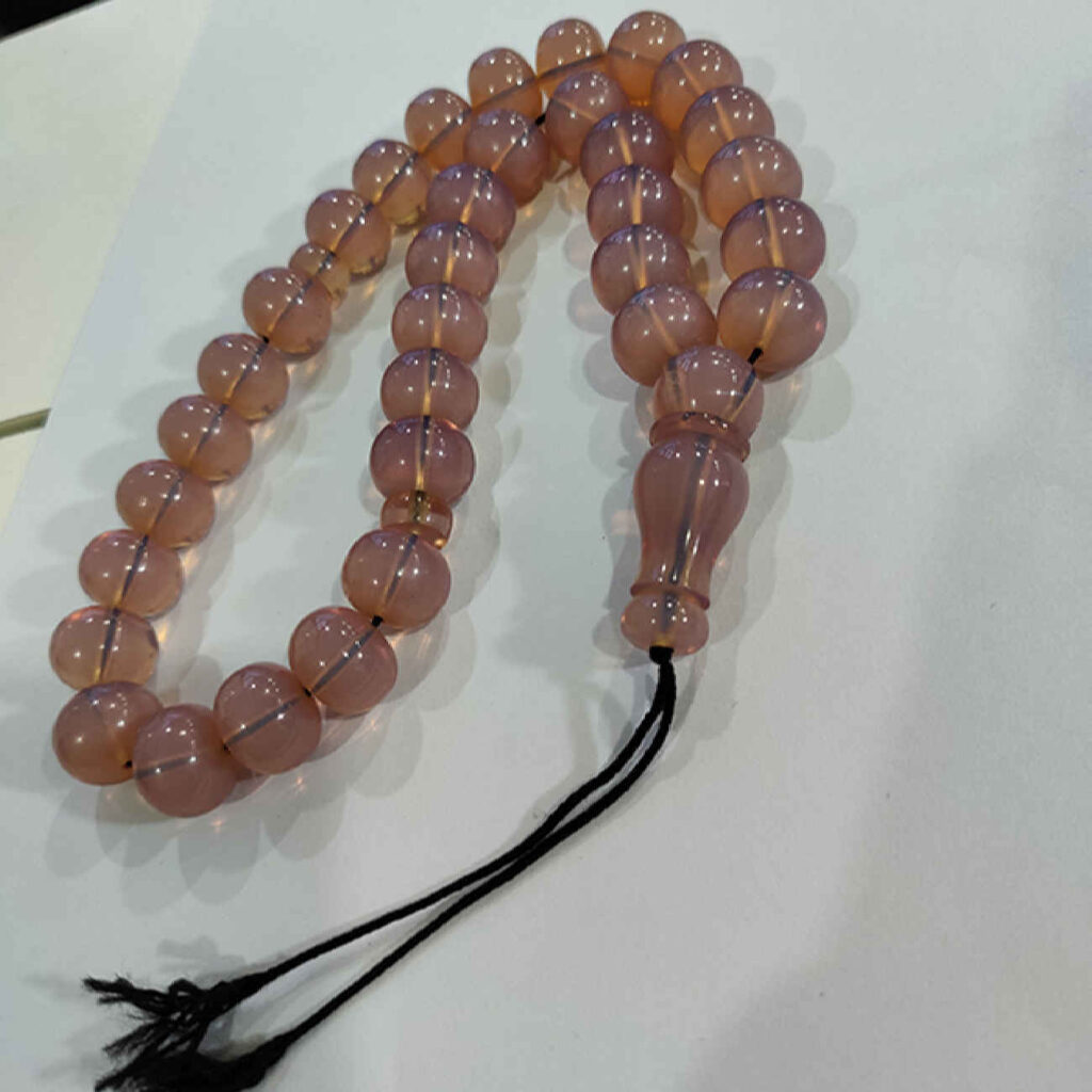 Islamic Sandalus Resin Rosary Crafted with 33 Prayer Beads Tasbih III ...