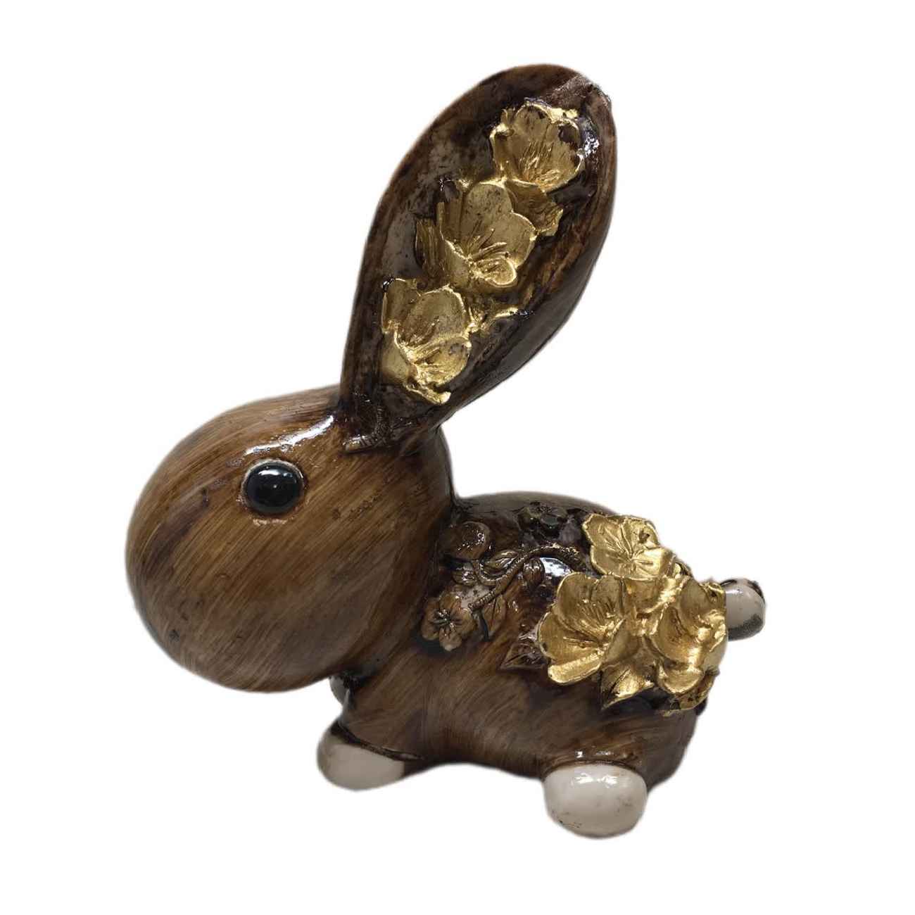 Decorative Sitting Rabbit Figurine for Home Decor - Adorable Bunny ...