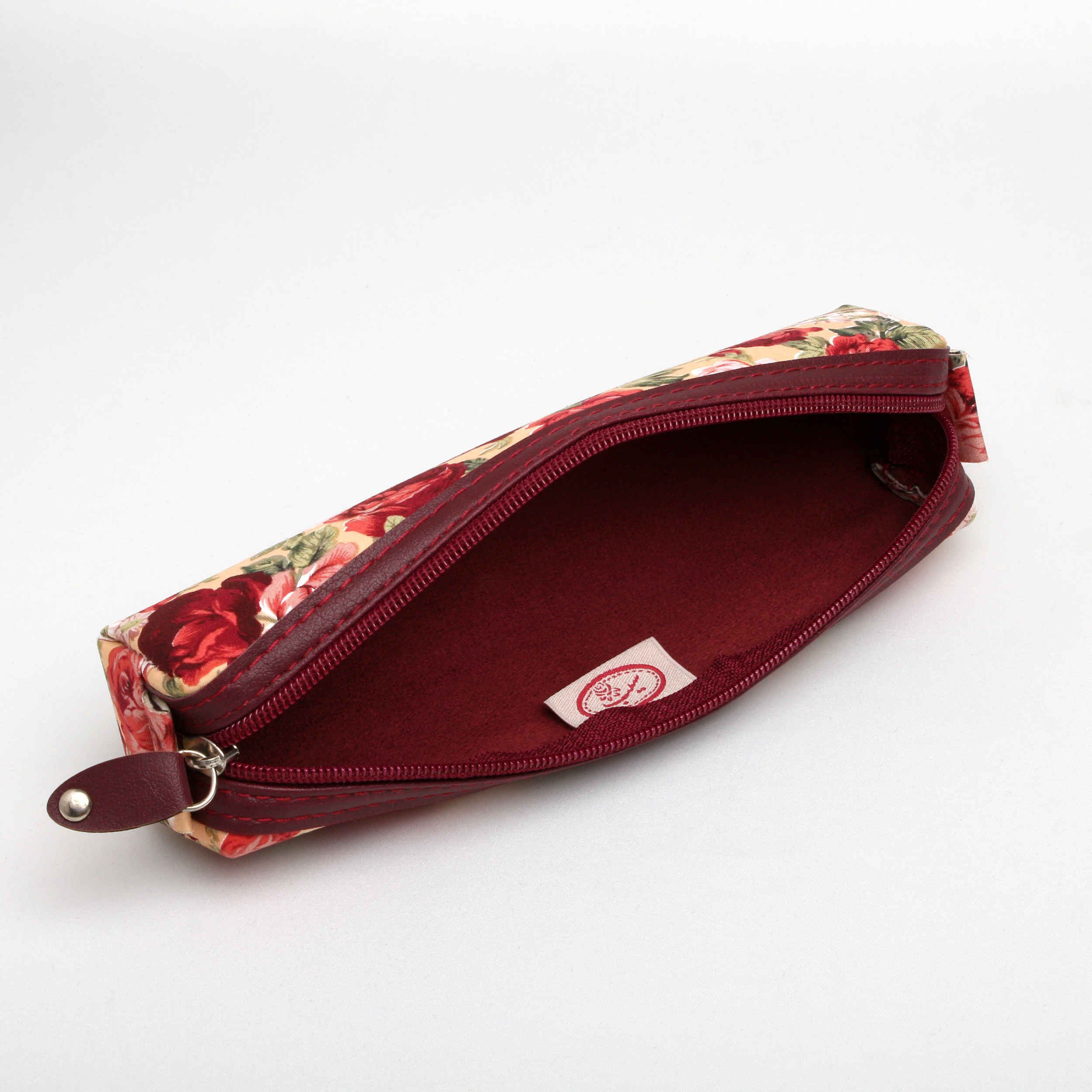 Pencil Pouch Floral Design with Zipper Small Size - ShopiPersia