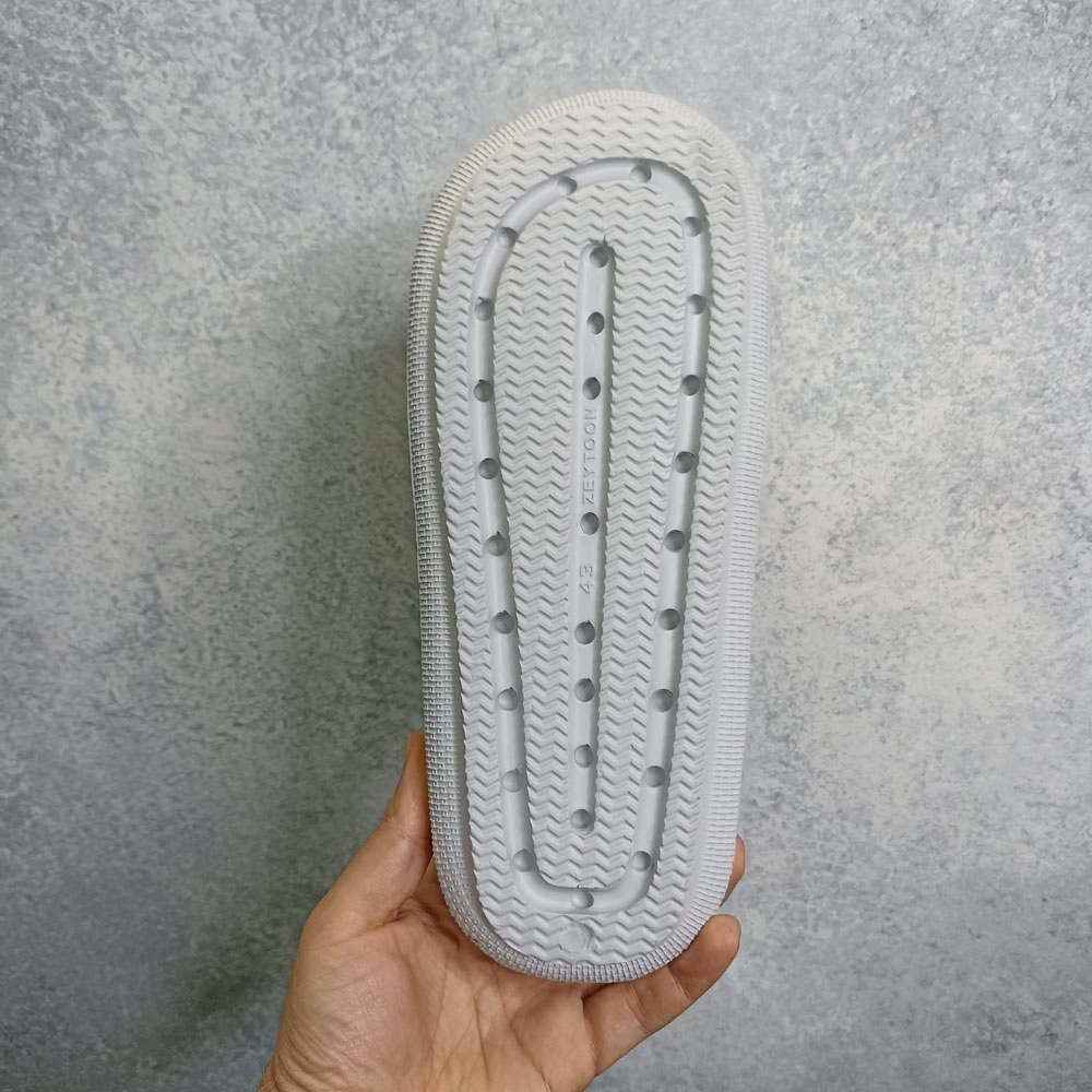 White Ihram slippers for Hajj Umrah for Men G450 - ShopiPersia