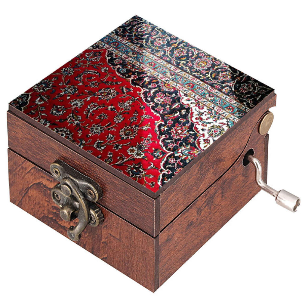 Wooden Box for Gift Giving with Persian Inspired Pattern Hafez Poem ...