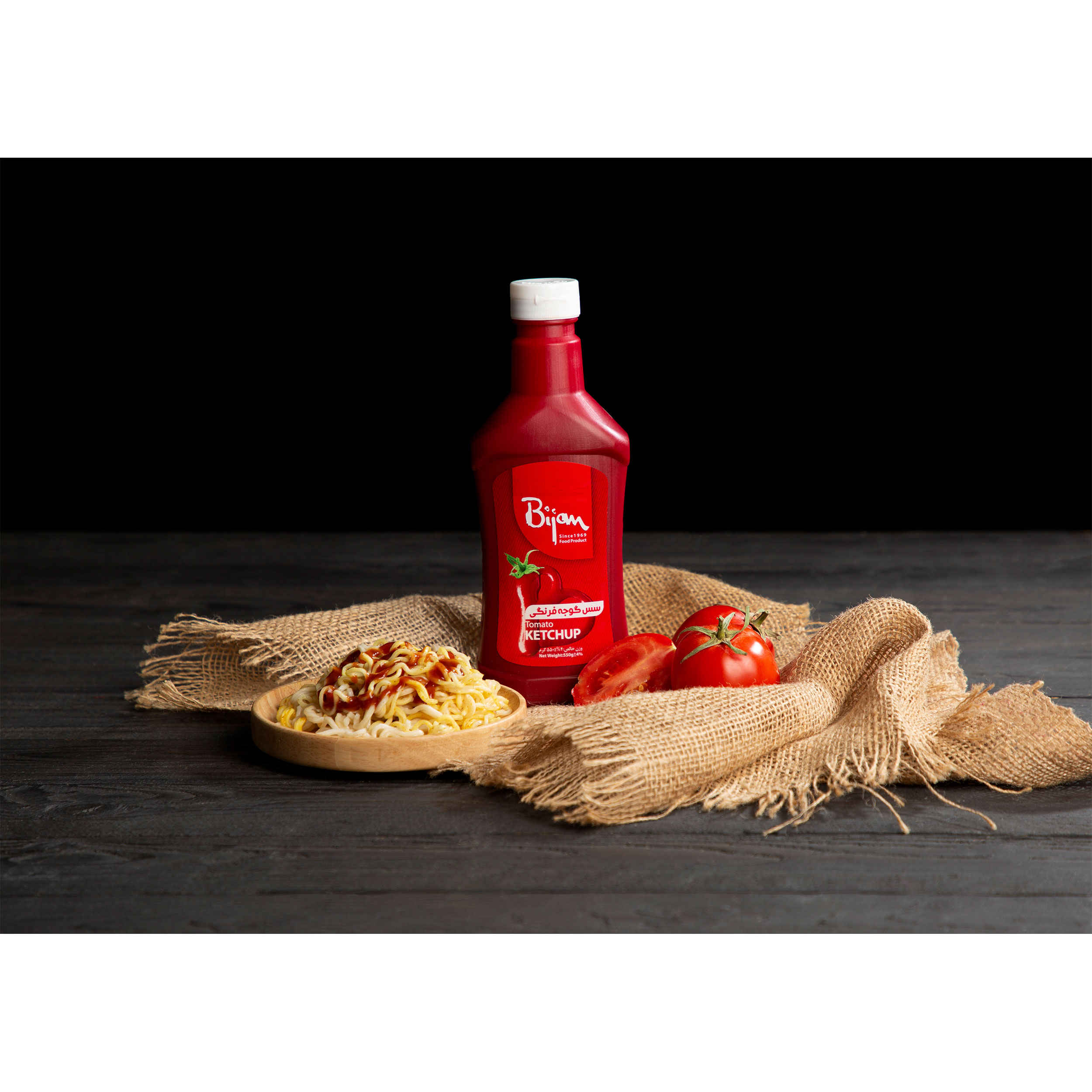 Bijan Tomato Ketchup Sauce, 550 gr (x3) - ShopiPersia