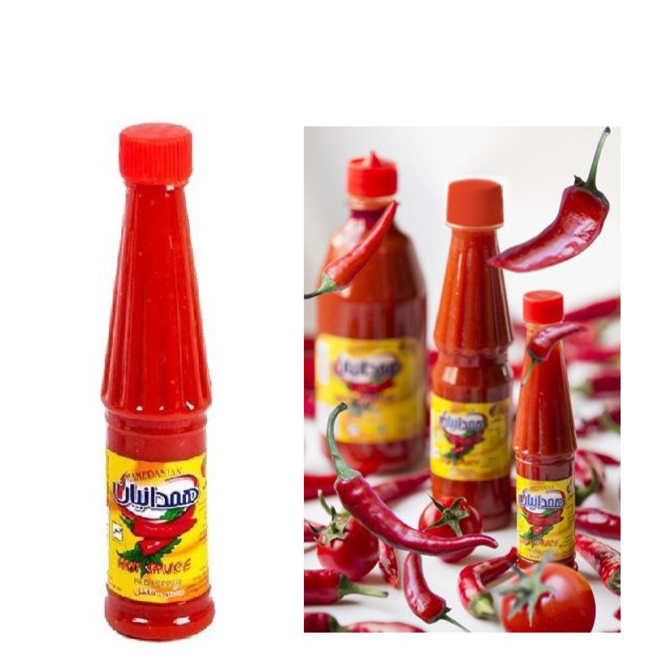 Hamedanian Red Hot Pepper Sauce, 200 gr (6x) - ShopiPersia