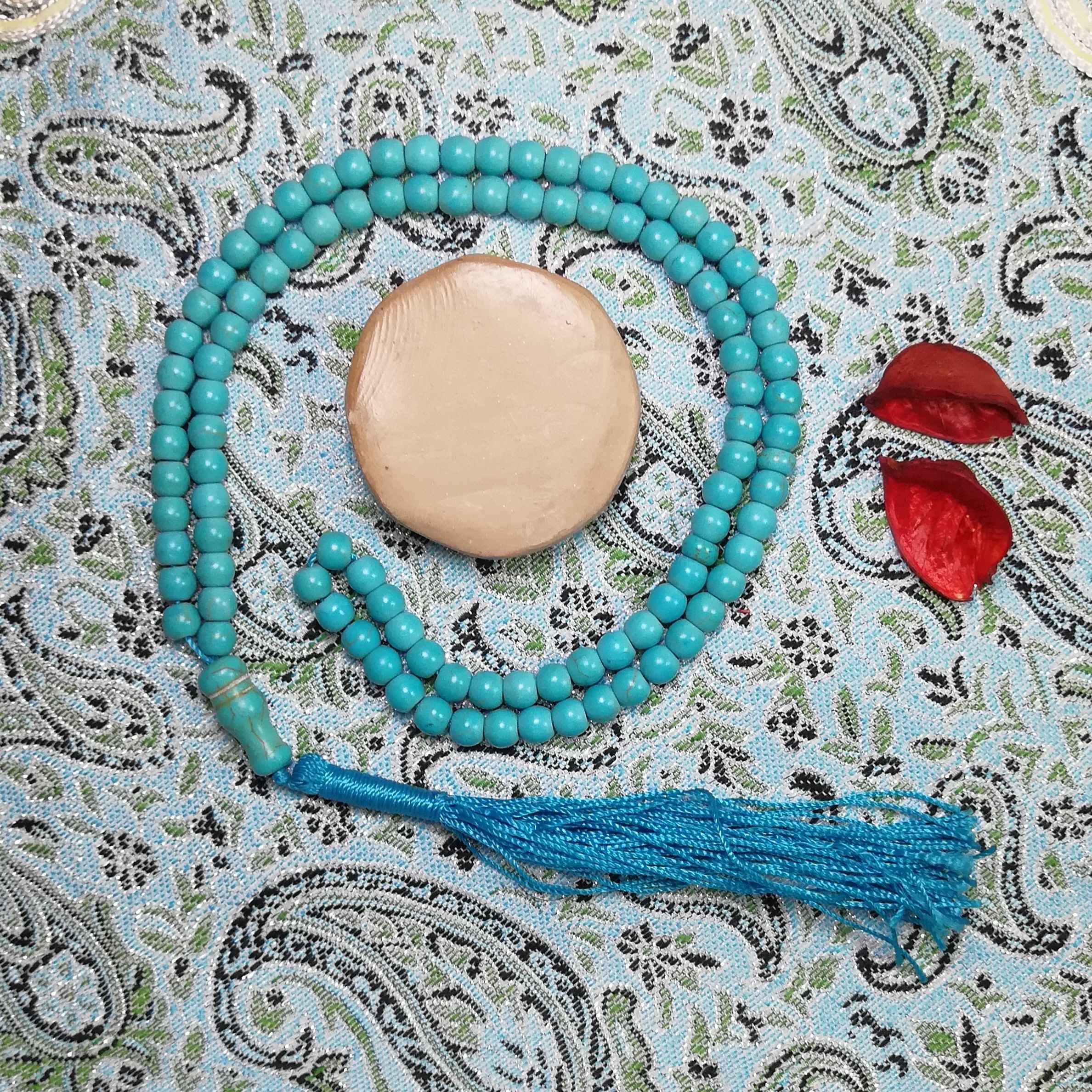 Islamic Rosary Crafted with Industrial Turquoise 101 Prayer Beads ...