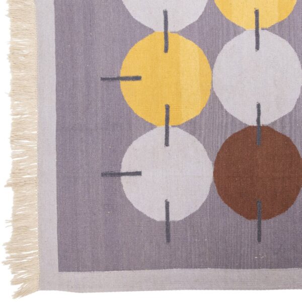 Persian Wool Kilim Rug Handwoven in Fars Geometric Design - ShopiPersia