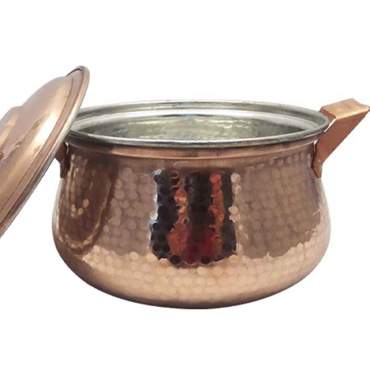 Persian Copper Stock Pot - Traditional Hammered Cooking Model Hamoon ...