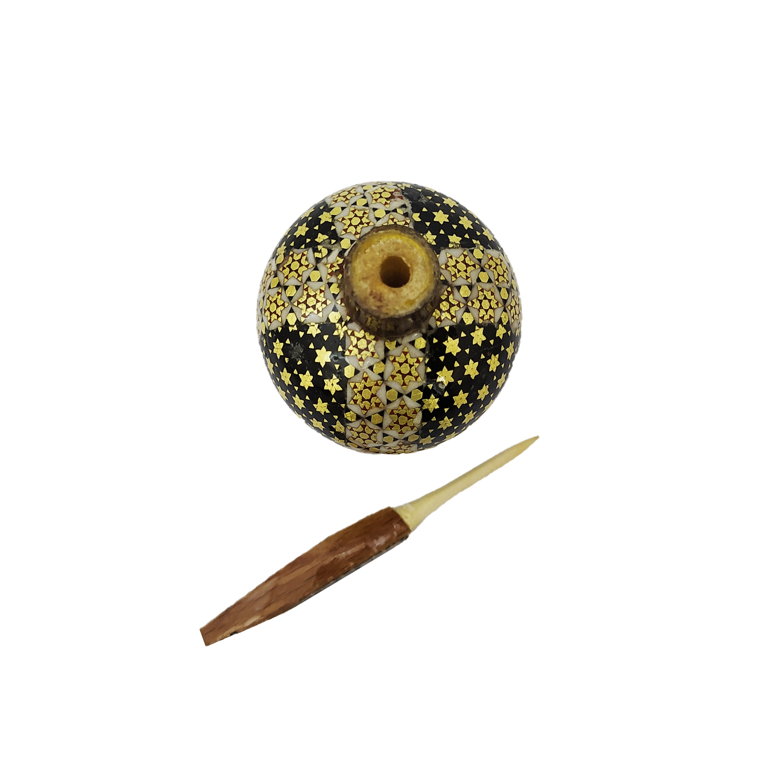 Wooden Persian Surma Dani Container for Keeping Kohl Khatamkari Design ...