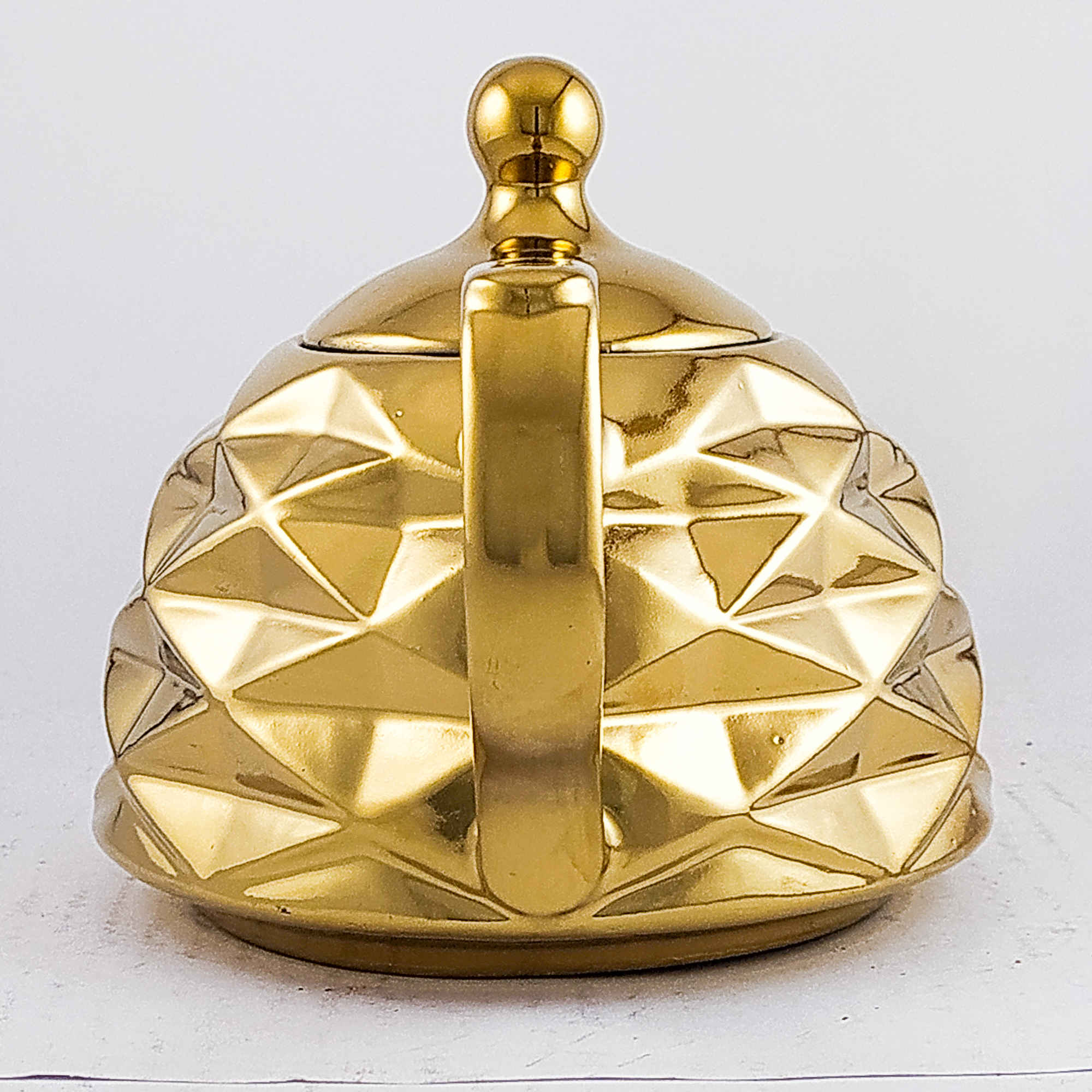 Porcelain Teapot with Geometric Design - ShopiPersia