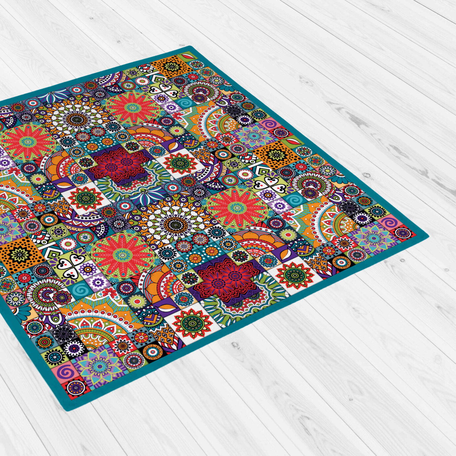 Printed Tablecloth with Traditional Design - ShopiPersia