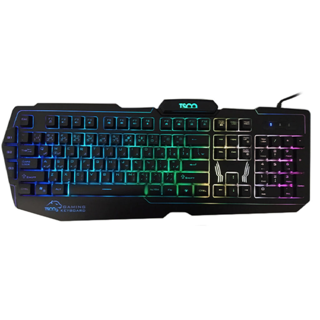 Tesco Gaming Keyboard with Persian Keycaps TK8021L - ShopiPersia