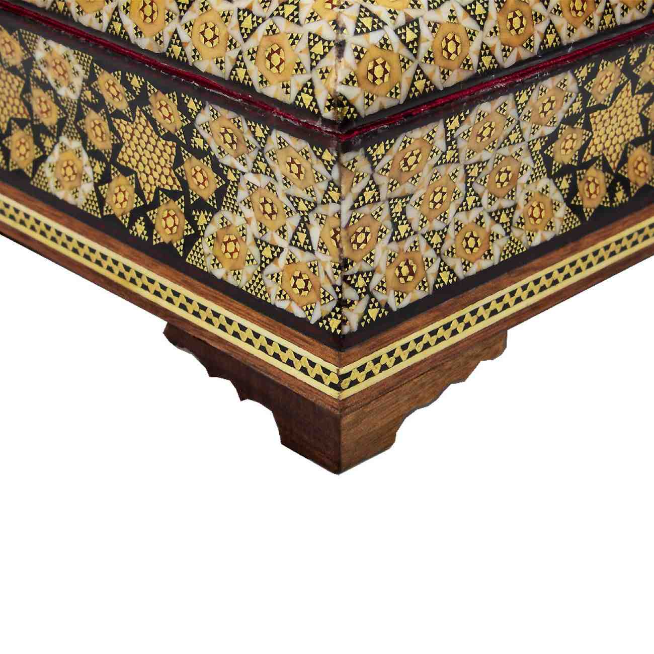 Wooden Persian Gift Box Handcrafted Khatam Kari - ShopiPersia