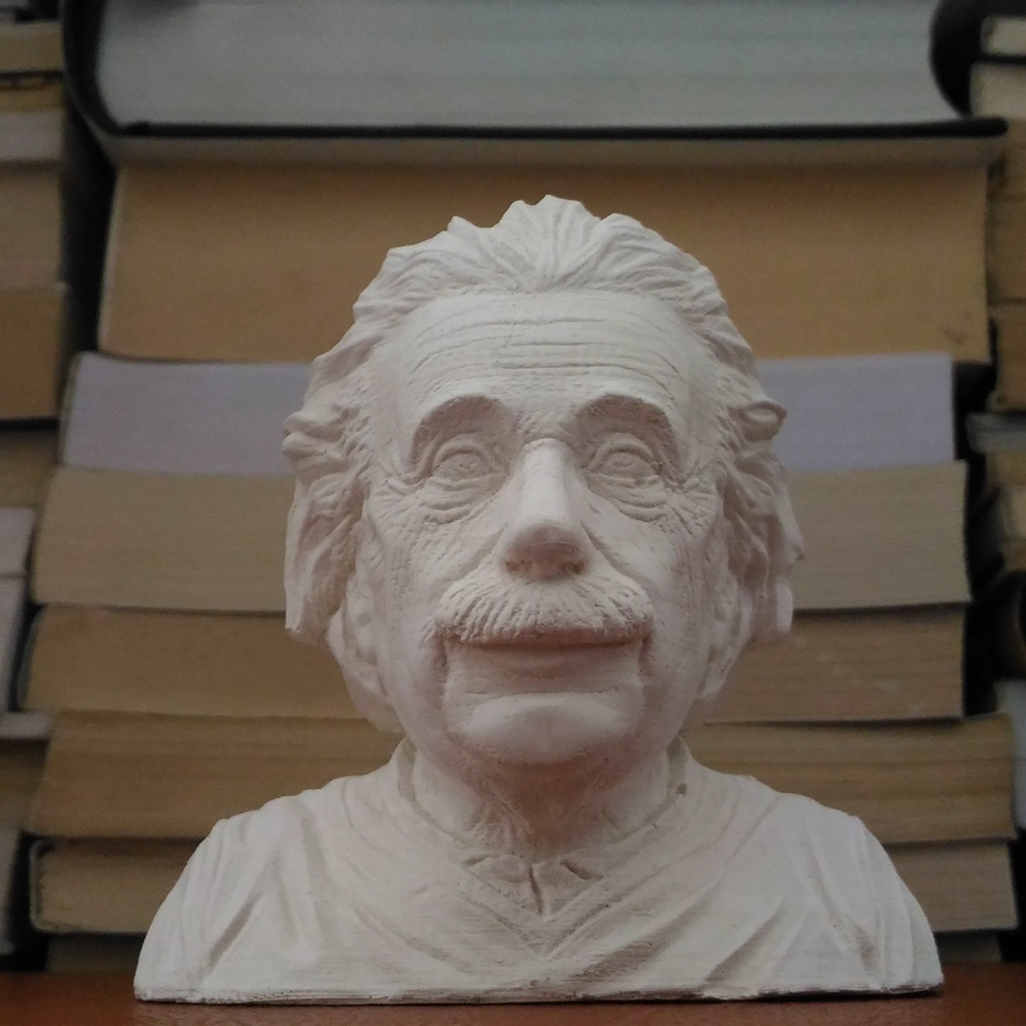 Albert Einstein Bust Figurine Statue - Famous Scientist Art Piece ...