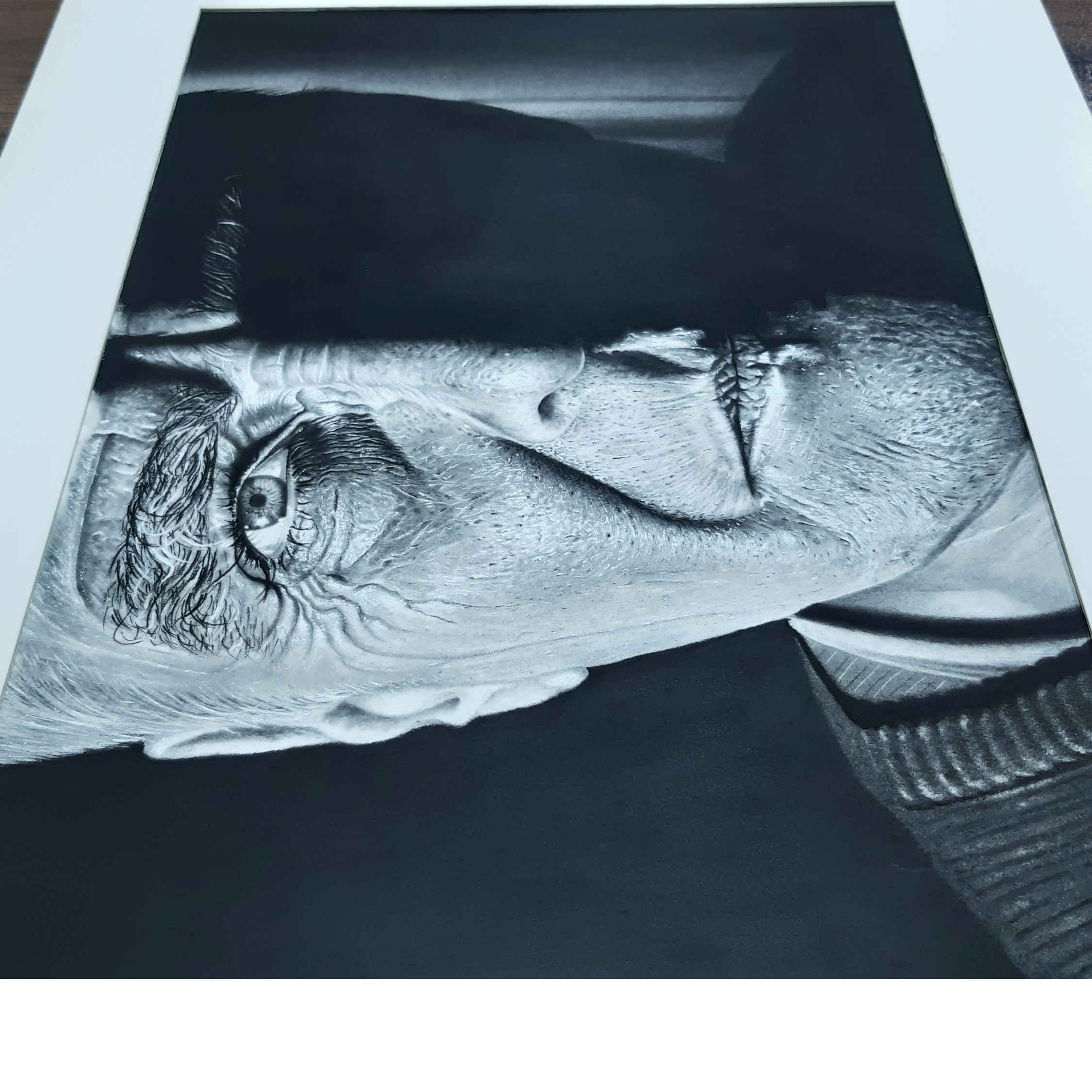 Original Black Pen Drawing with Hyperrealism Design by Manouchehr ...