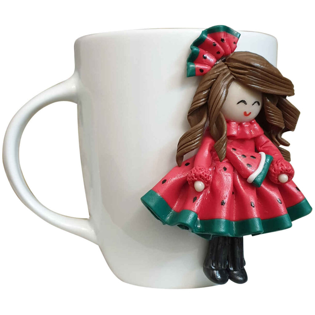 Artistic Handcrafted Ceramic Mug - Yalda Theme - ShopiPersia