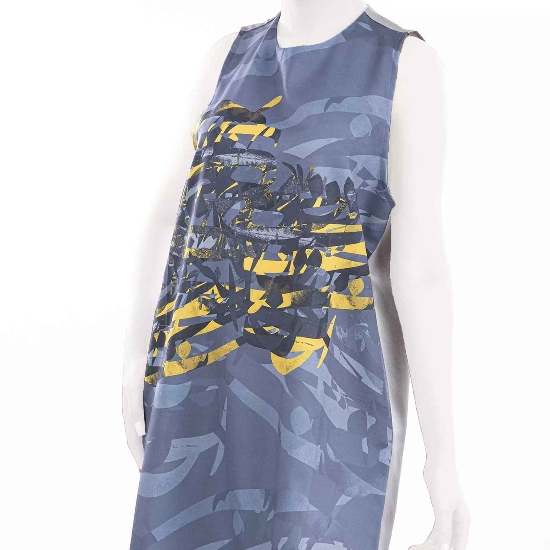 Loose Fit Dress for Women with Calligraphy Design - ShopiPersia