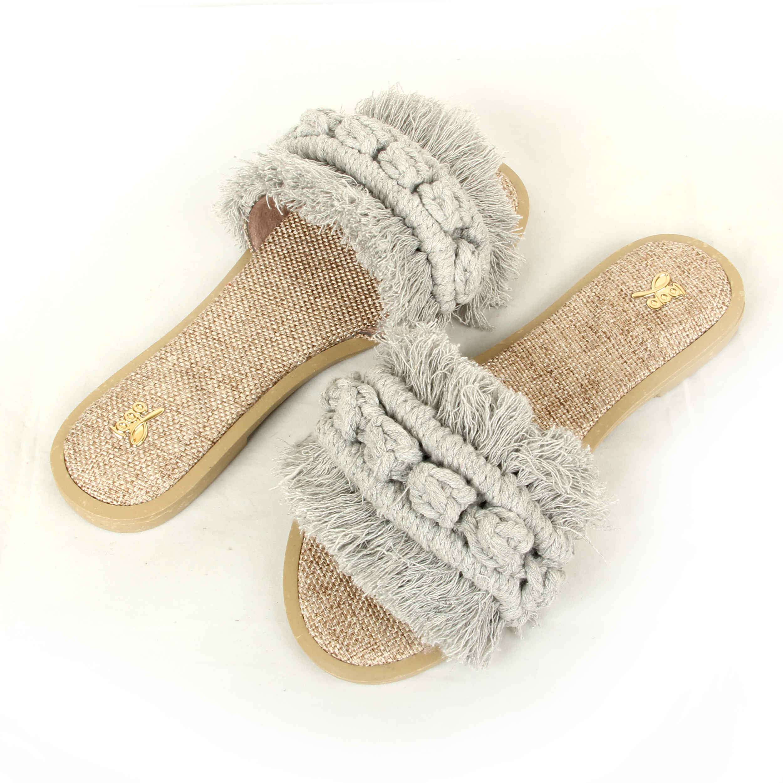 Macrame Boho Chic Slippers Handmade for Women - ShopiPersia
