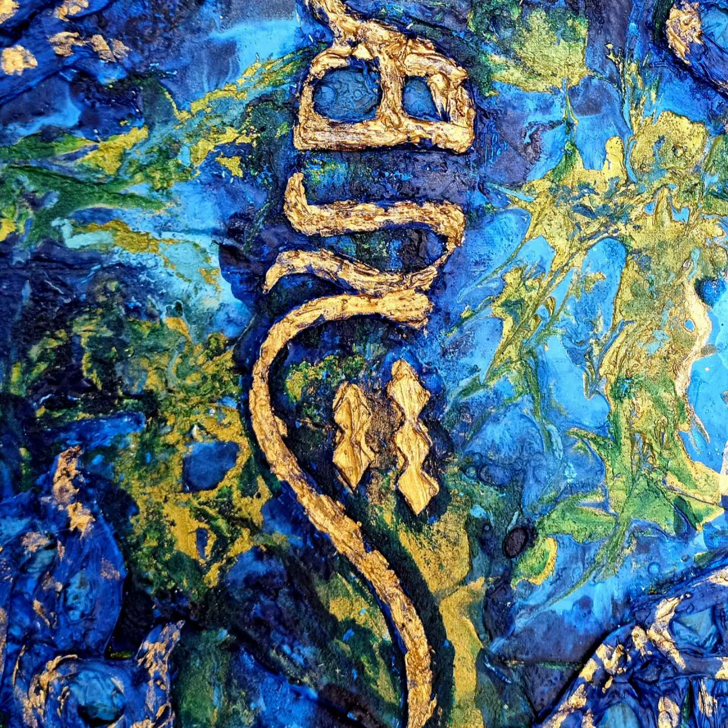 Danial Bakhshy’s Persian Calligraphy Acrylic Painting on Canvas ...
