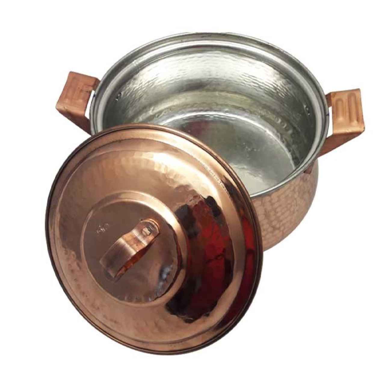 Persian Copper Stock Pot - Traditional Hammered Cooking Model Khosrow ...