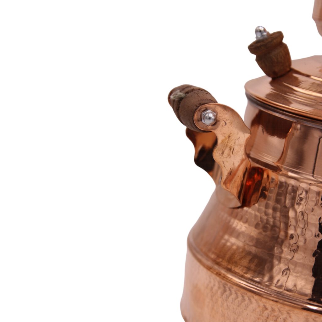 Persian Copper Stovetop Samovar Tea Maker Model Amin - ShopiPersia
