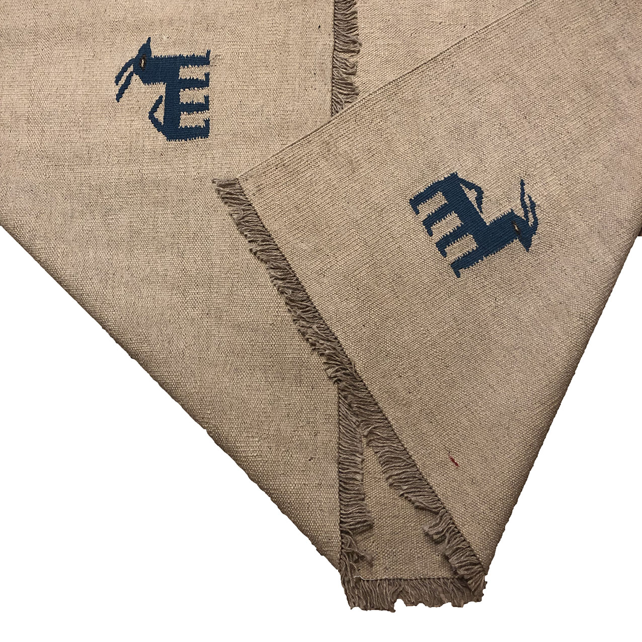 Persian Gabbeh Wool Rug Handwoven in Shiraz Animal Motifs Cream ...