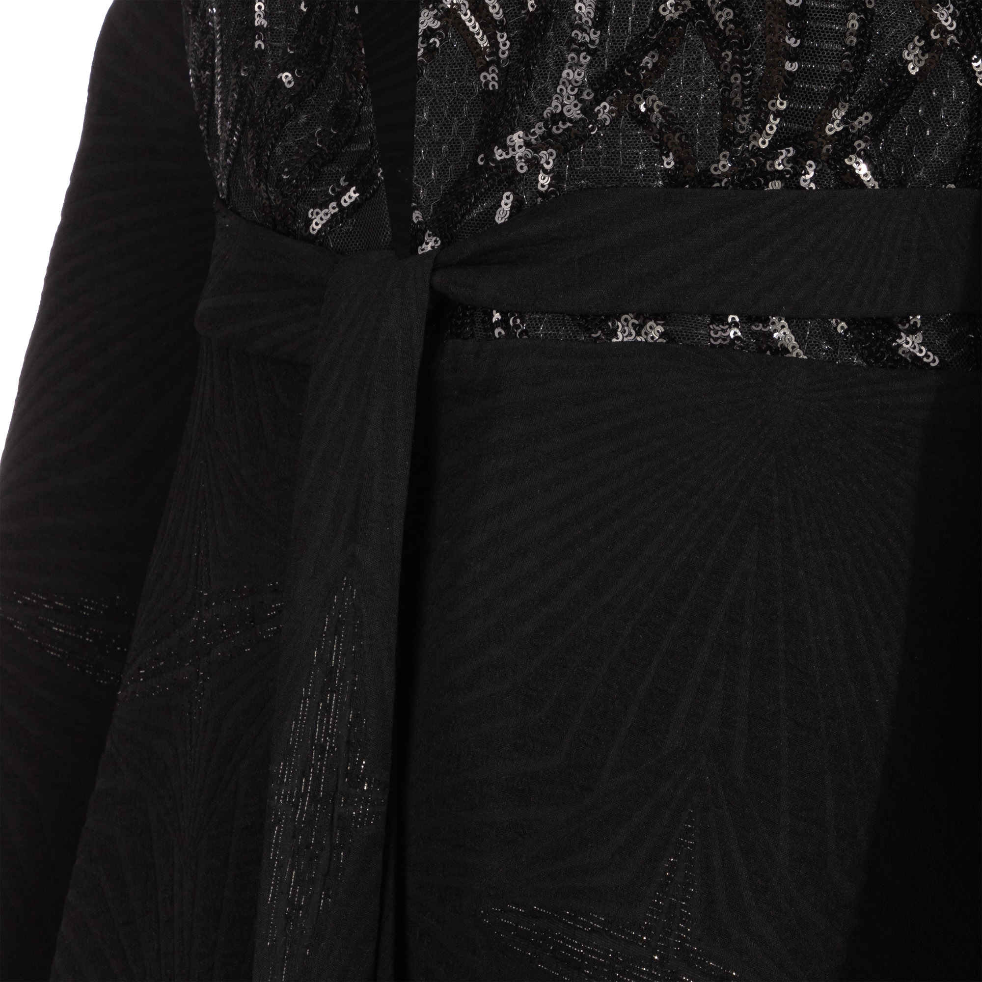 Persian Manto for Women with Black Crepe Fabric Model Pargol - ShopiPersia