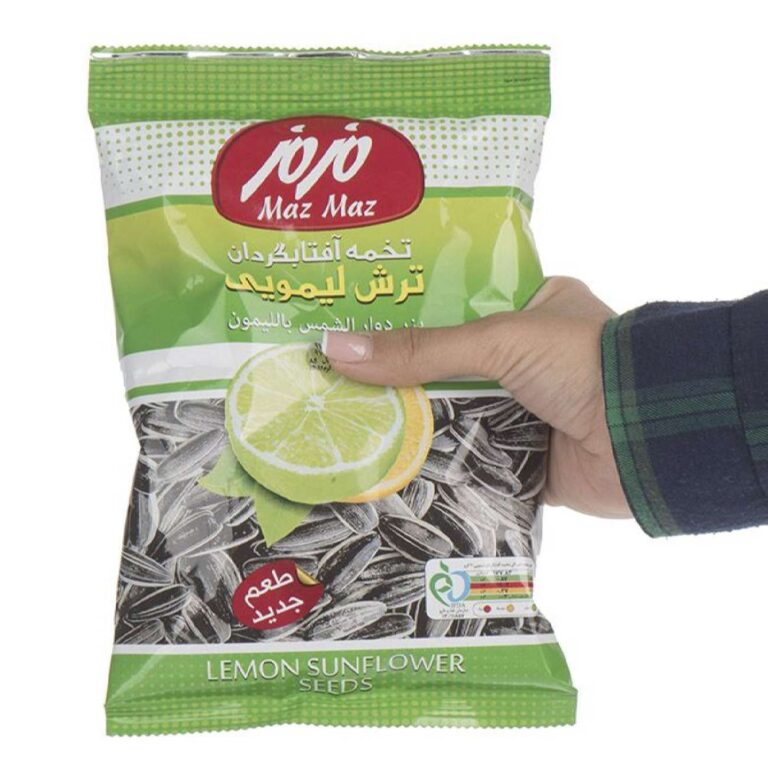 Maz Maz Lemon Sunflower Seeds Snack - 525g (5x105g) - ShopiPersia